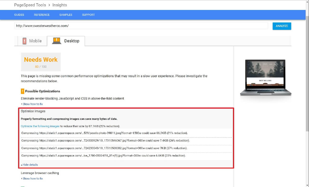 Improve Your Google Page Speed by Optimizing Your Images | Diagram